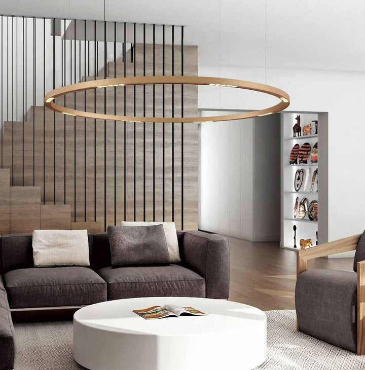Allure Round Suspension Halo Pendant in 60-120cm | Australia